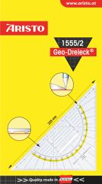 ARISTO Geodreieck 1555/2 mit Griff 22,5 cm transparent zum Top-Preis