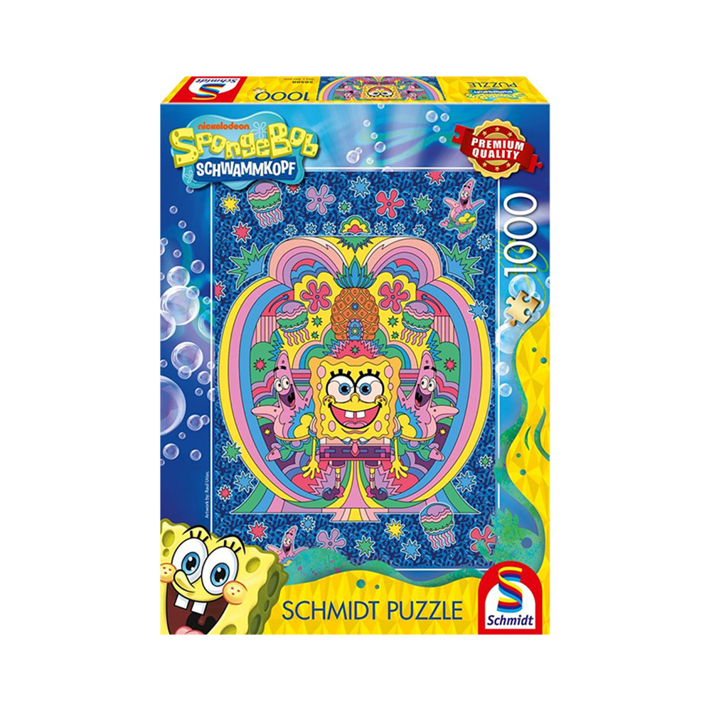 SCHMIDT Puzzle Hommage an Spongebob 1000-teilig zum Top-Preis