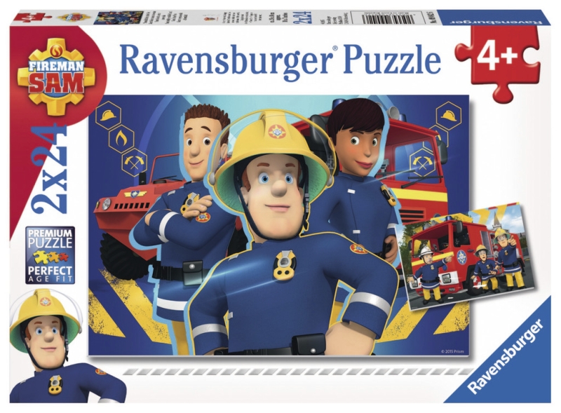 RAVENSBURGER Puzzle Feuerwehrmann Sam - Wasser marsch mit Sam zum Top-Preis