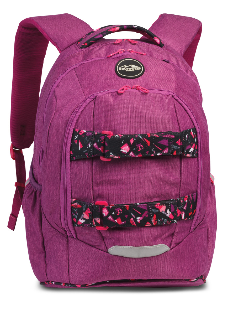 SOUTHWEST BOUND Schulrucksack pink/schwarz zum Diskontpreis