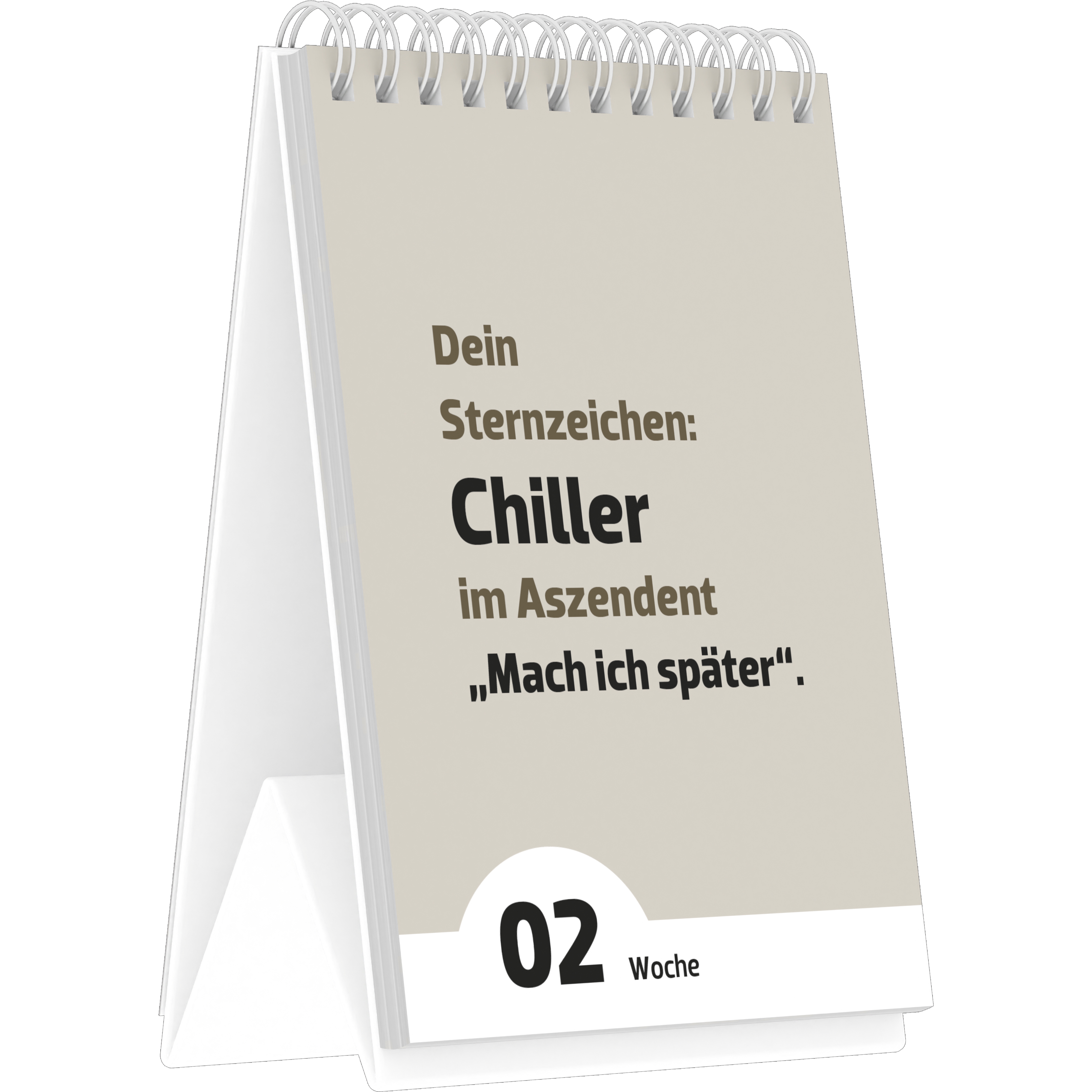 Alpha Edition - Ein Jahr lang Stillstand 2026 – Tischaufstellkalender ...