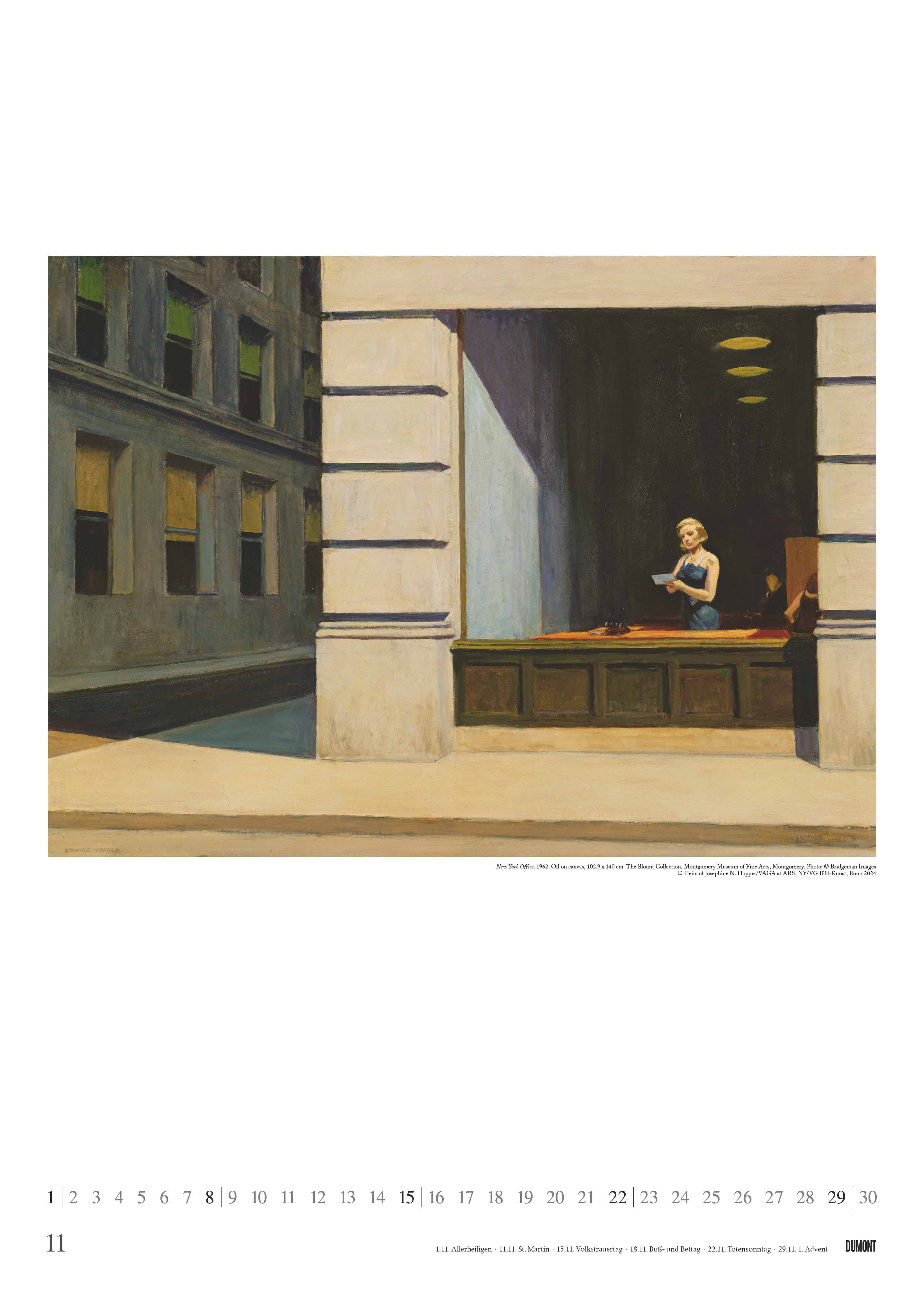 Edward Hopper 2026 - Kunst-Kalender - Poster-Kalender - 50x70,Edward ...