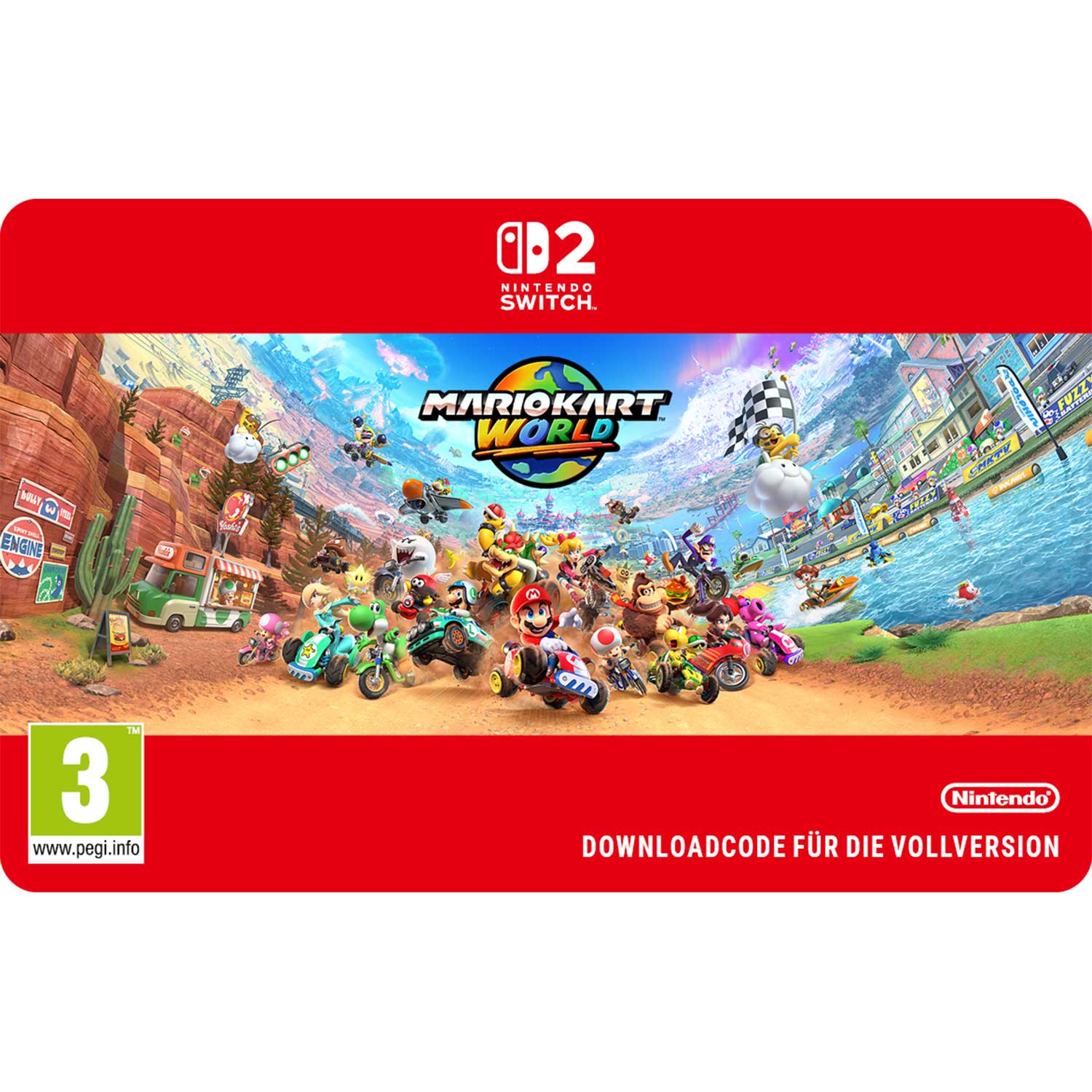 Mario Kart World Digital Code (Switch 2) zum Top-Preis