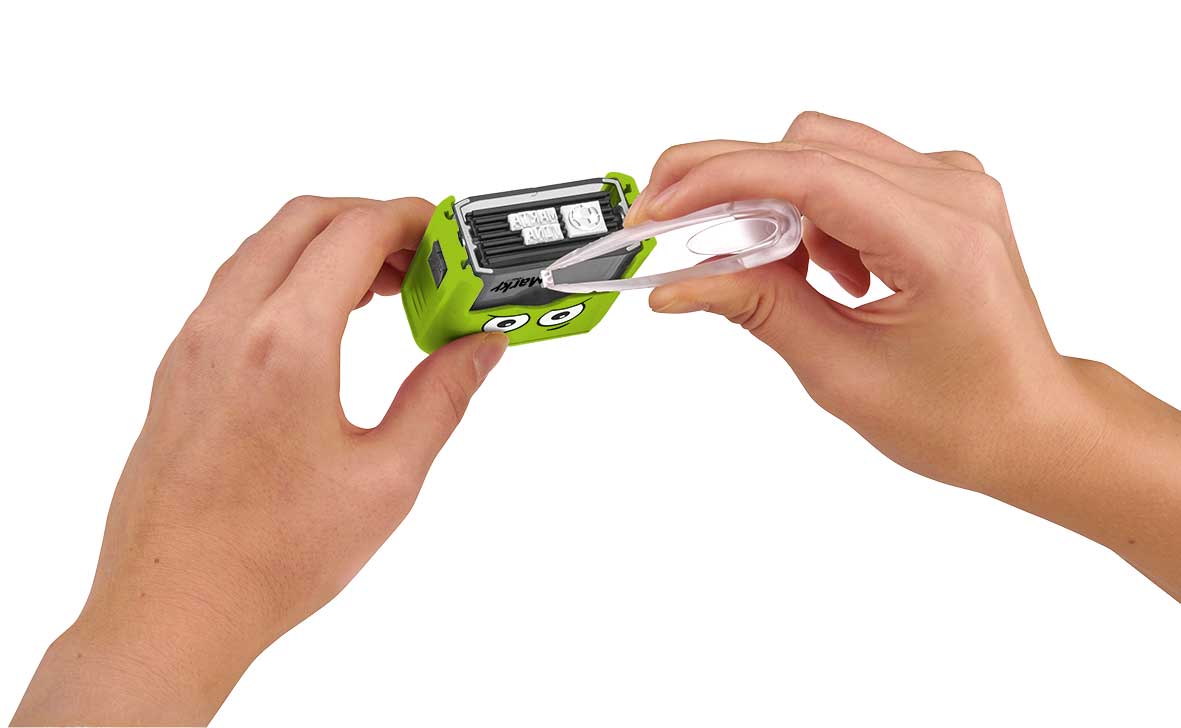 COLOP Markierstempel-Set DIY Marky 3 Zeilen 38 x 14 mm grün zum ...