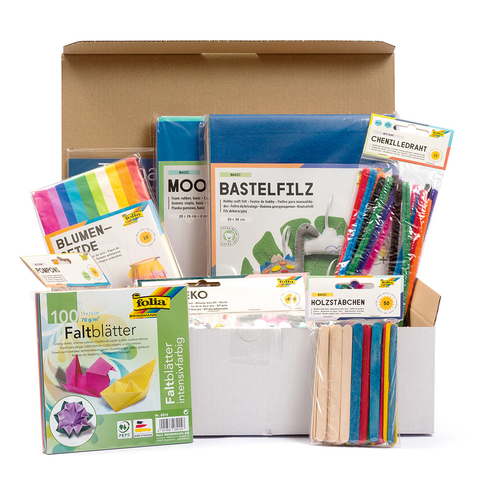 NOVOOO Creative Jumbo-Bastelbox über 840 Teile mehrere Farben zum Top-Preis