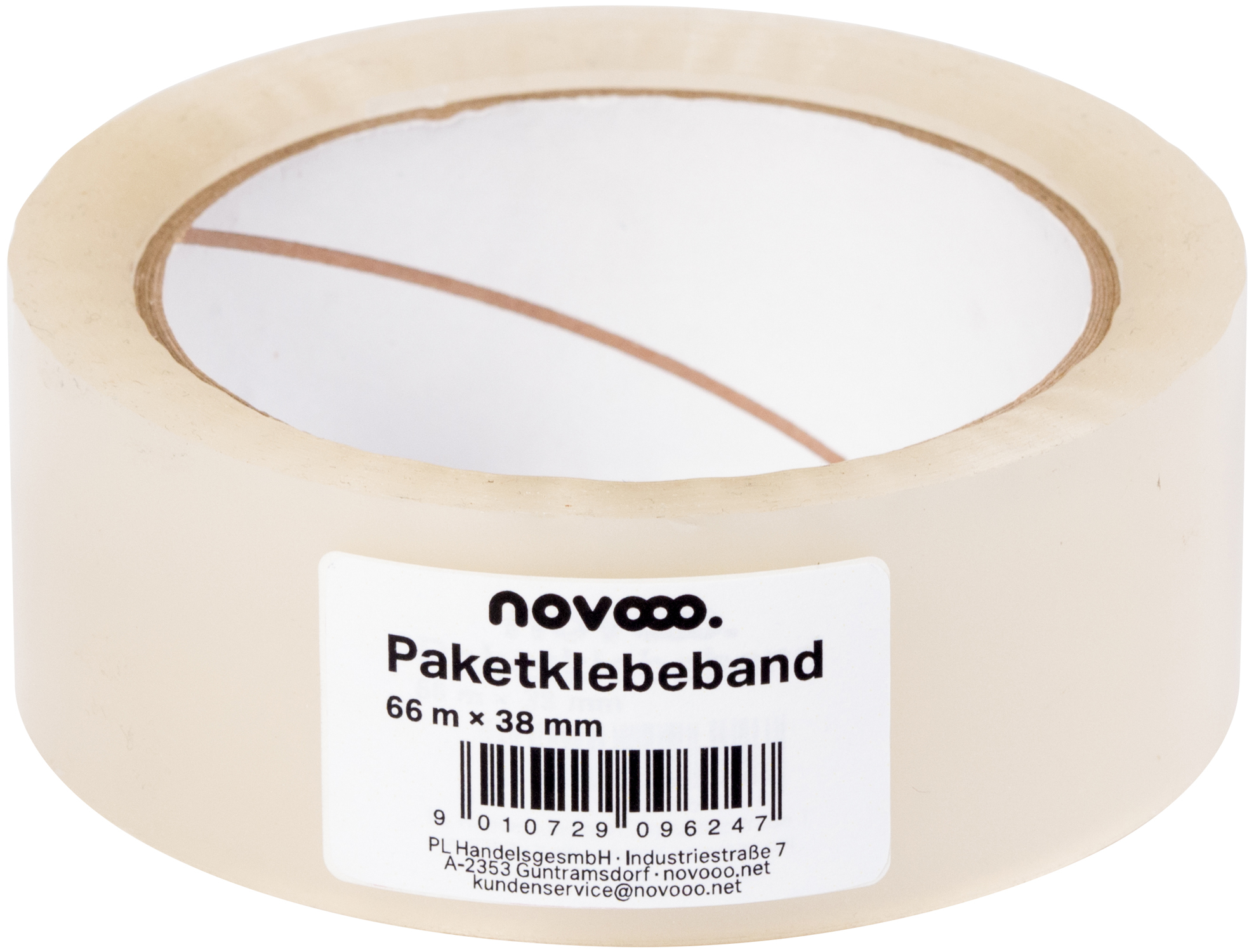 NOVOOO Klebeband 66 m x 38 mm transparent zum Top-Preis