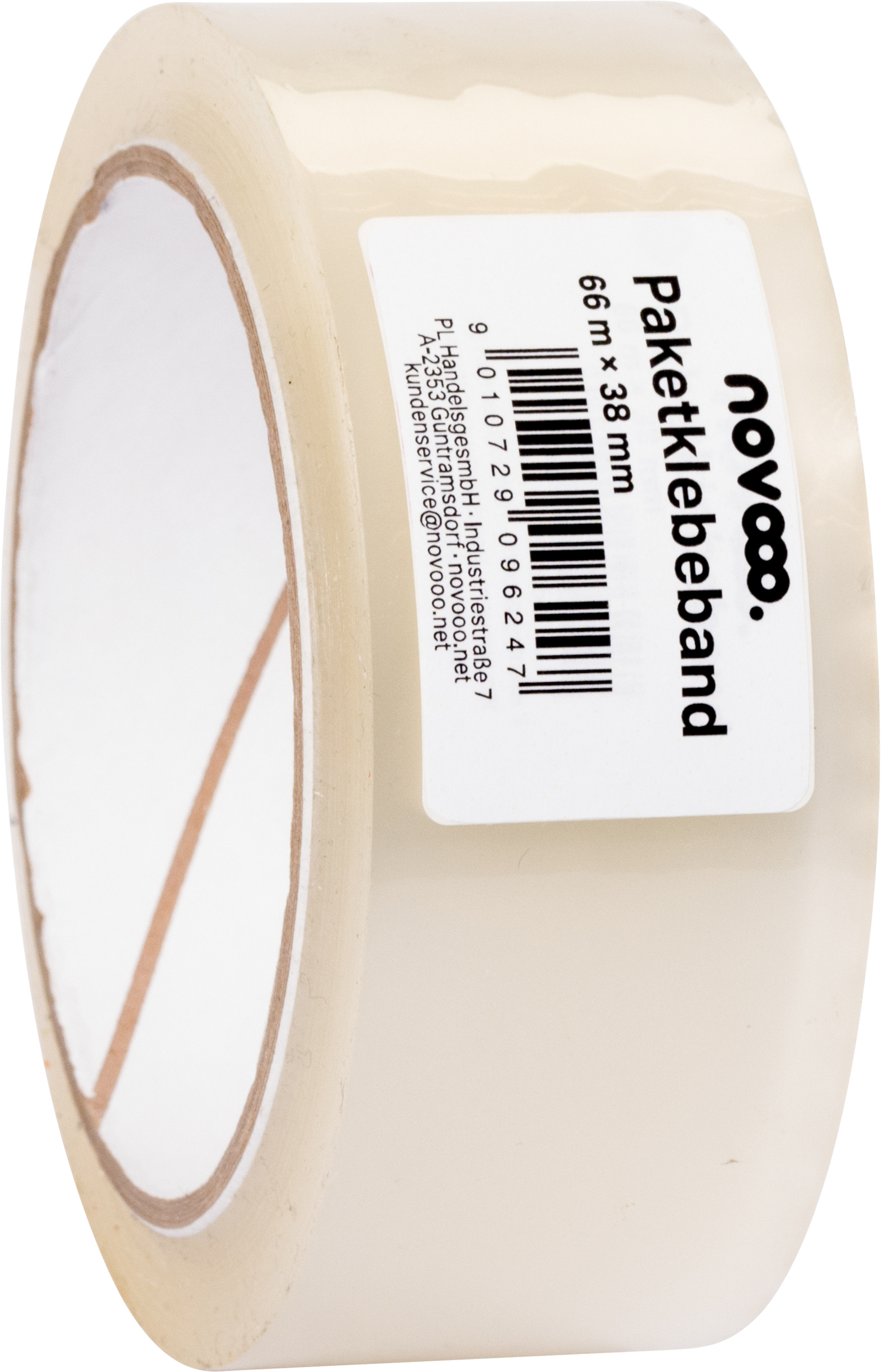 NOVOOO Klebeband 66 m x 38 mm transparent zum Diskontpreis