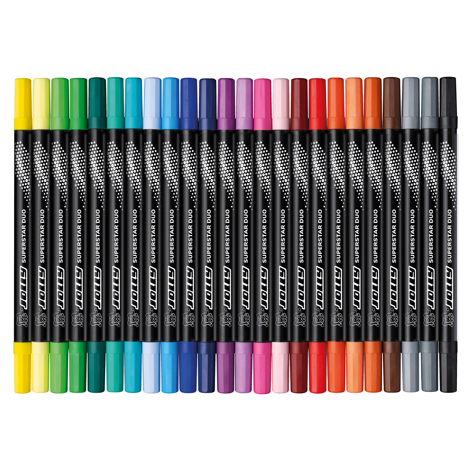 JOLLY Next Generation Fasermaler Superstars Duo 24er im Kartonetui zum ...