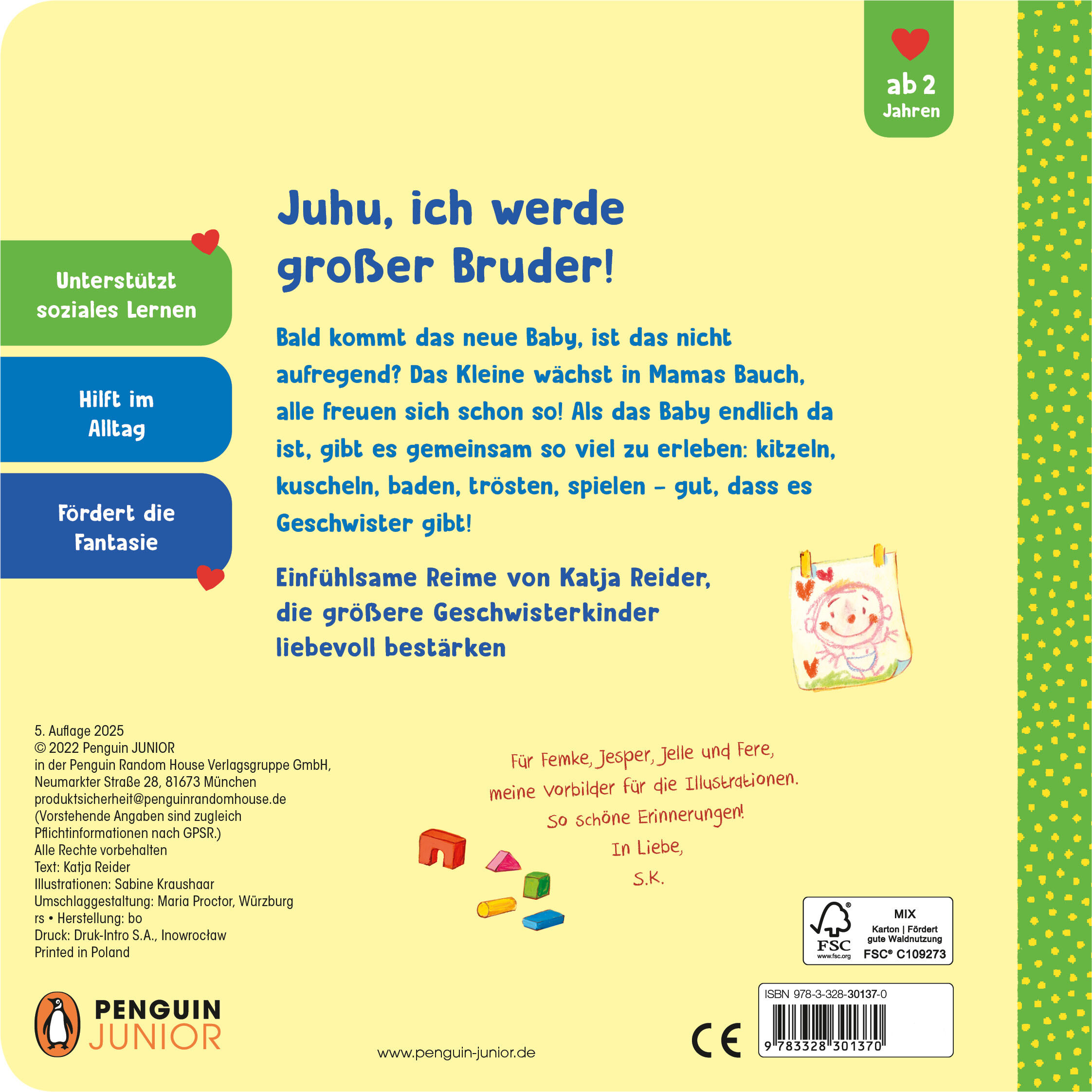 Katja Reider - Juhu, ich bin jetzt großer Bruder! » Buch