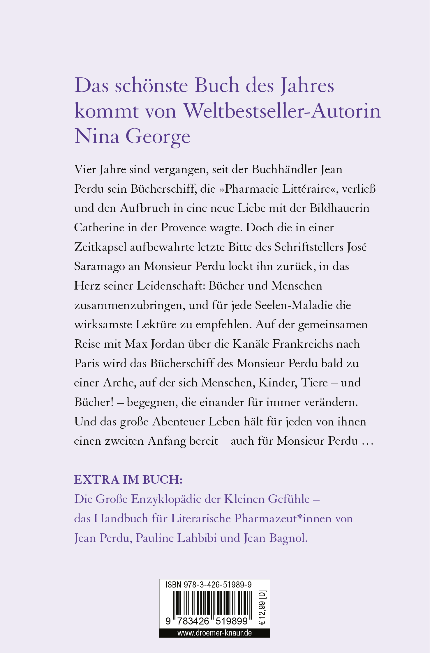 Nina George - Das Bücherschiff des Monsieur Perdu » Buch
