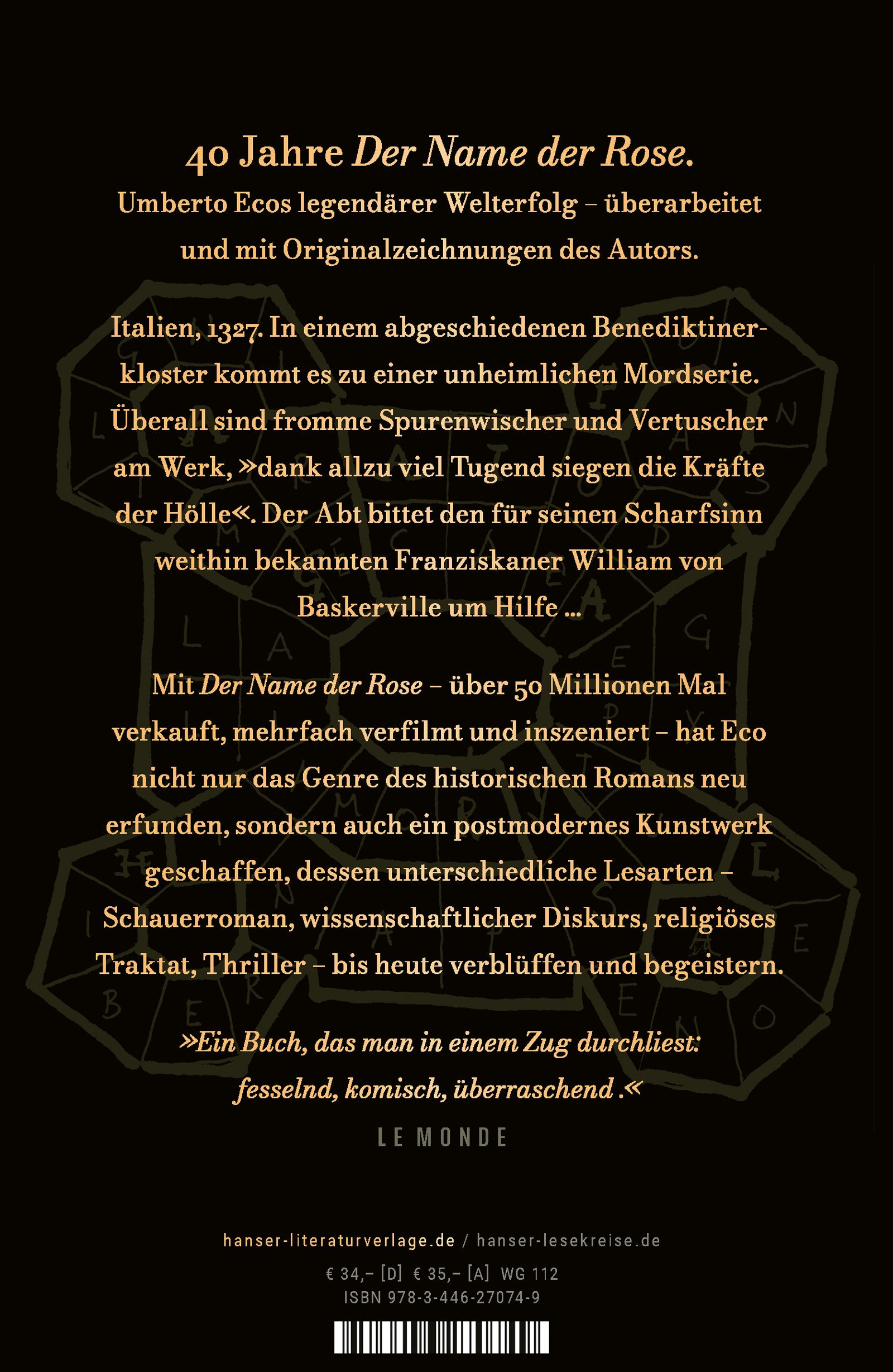 Umberto Eco - Der Name der Rose » Buch