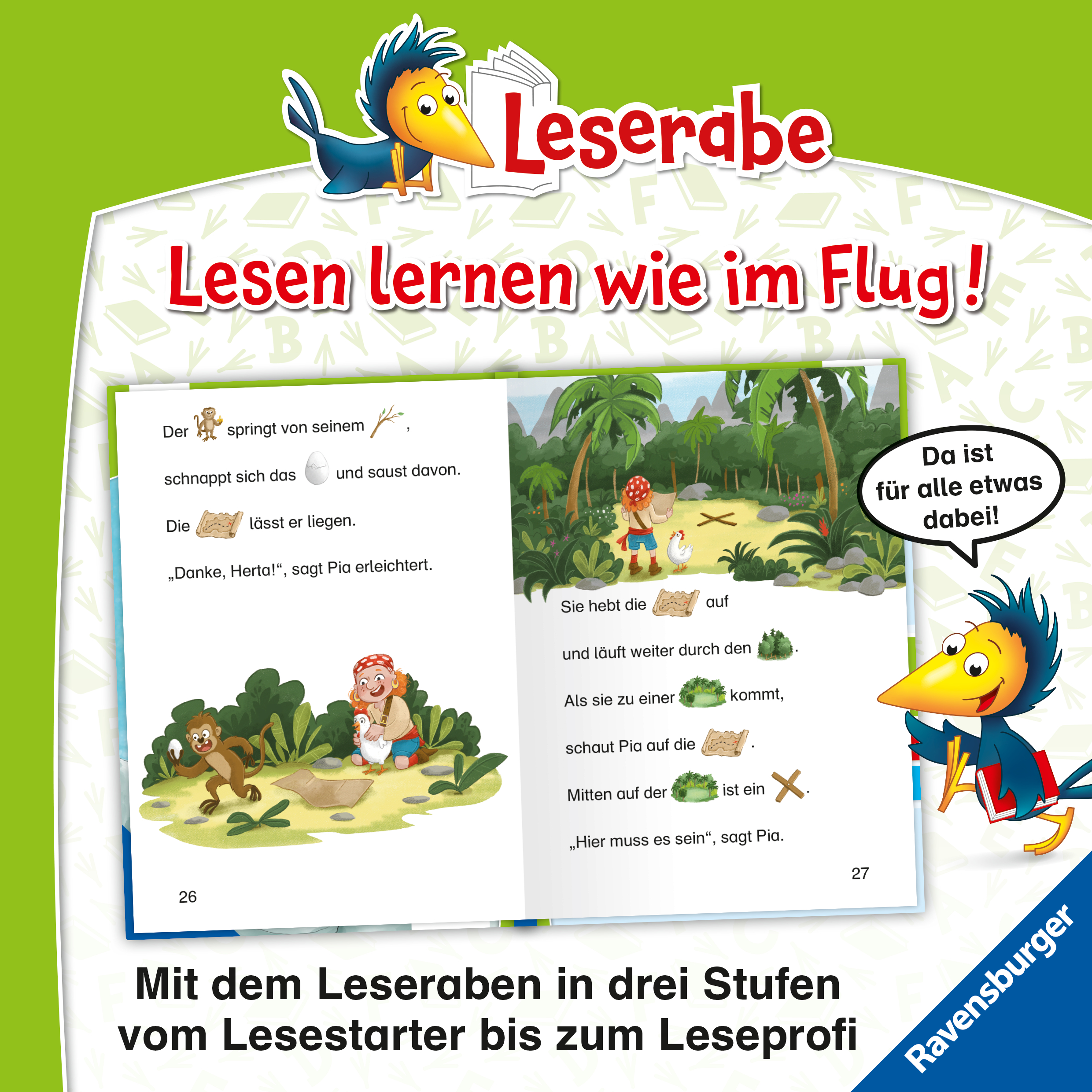 Maja von Vogel - Leserabe Vor-Lesestufe - Piratin Pia auf Schatzsuche ...