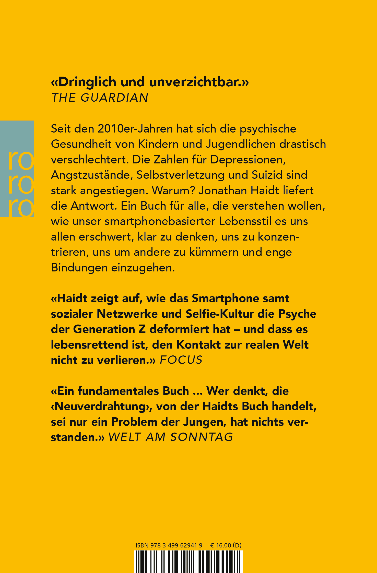 Jonathan Haidt: Generation Angst - Taschenbuch » Buch