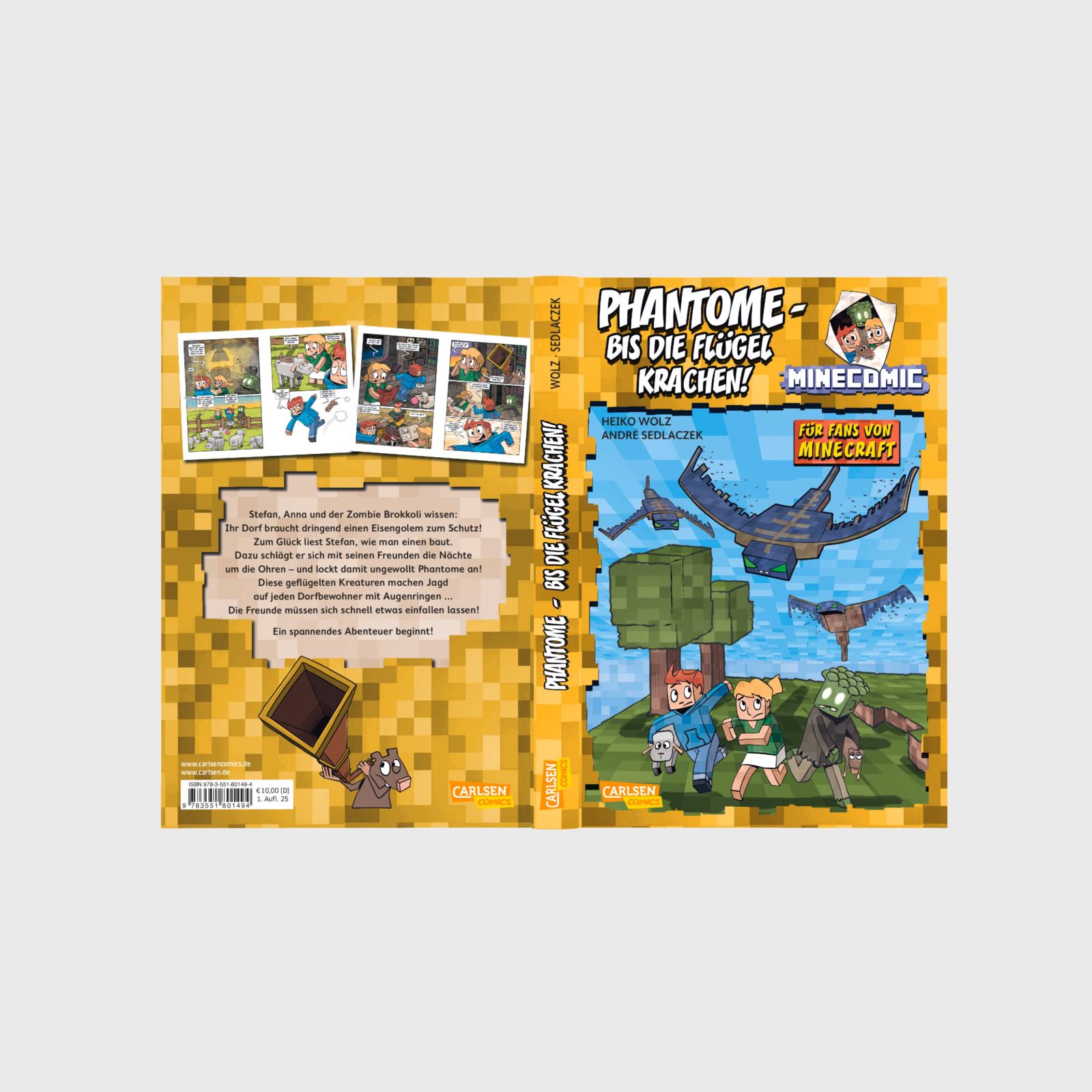 Heiko Wolz - Phantome - bis die Flügel krachen! Für Fans von Minecraft ...