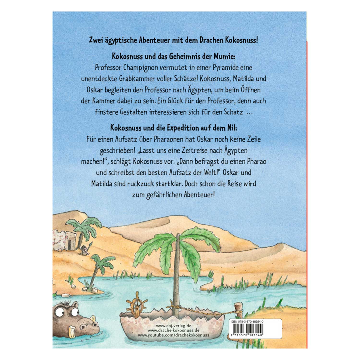 Ingo Siegner - Der kleine Drache Kokosnuss im Land der Pharaonen » Buch