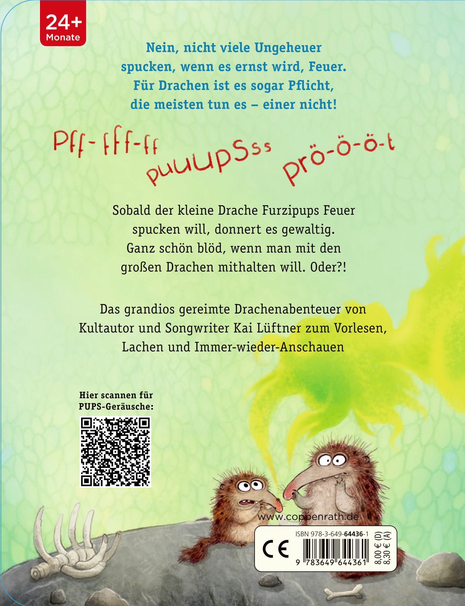 Kai Lüftner - Furzipups, der Knatterdrache (Pappbilderbuch Miniausgabe ...