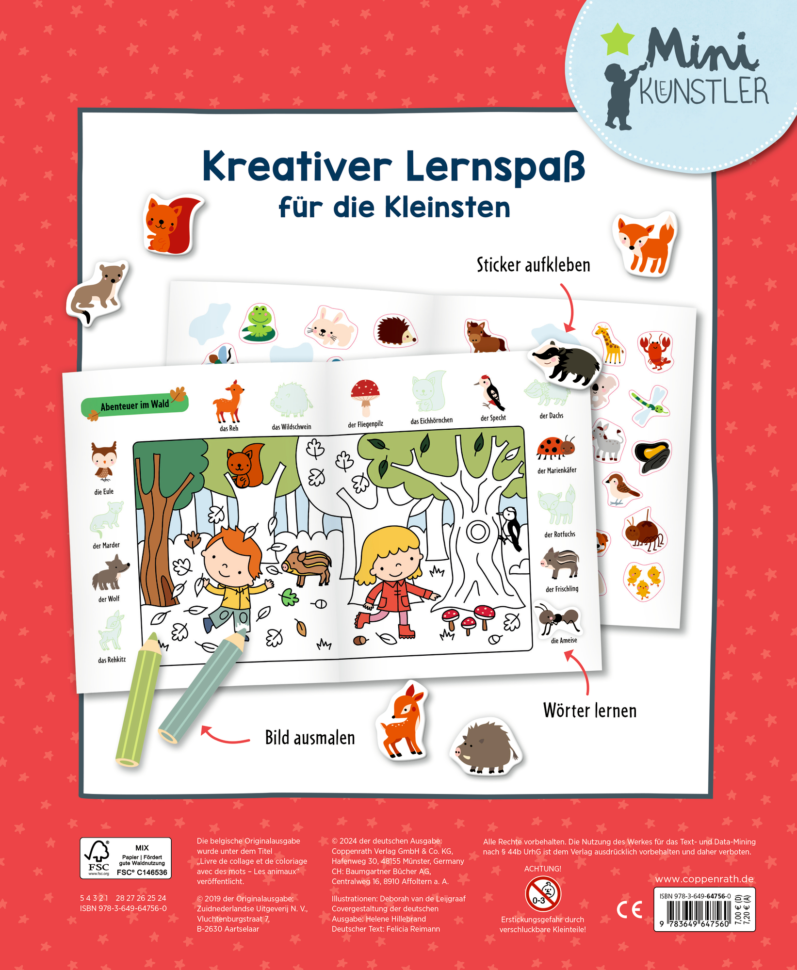 - Mein erstes Sticker-Malbuch: Lieblingstiere » Buch