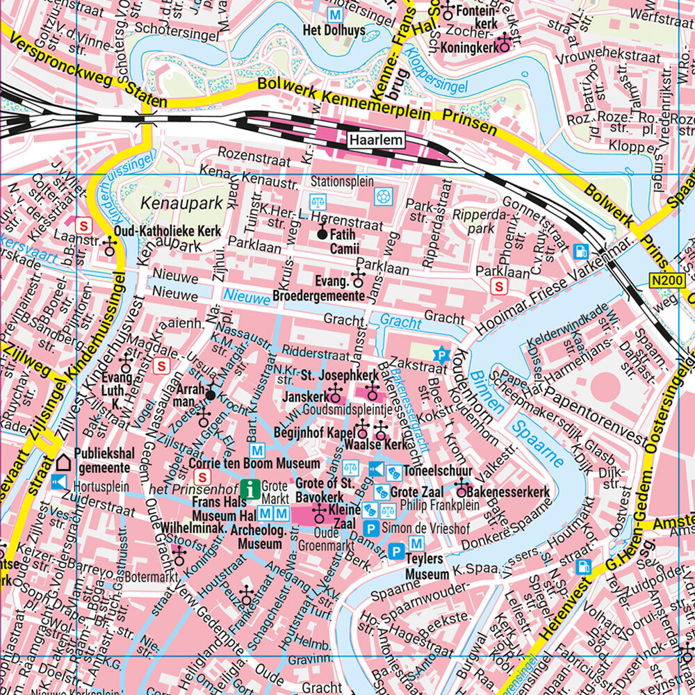 Freytag Berndt U Artaria Haarlem Stadtplan 1 20 000 Freytag
