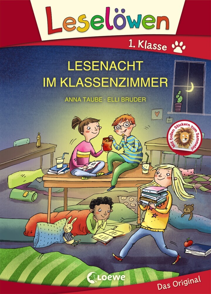 Anna Taube - Leselöwen 1. Klasse - Lesenacht im Klassenzimmer ...