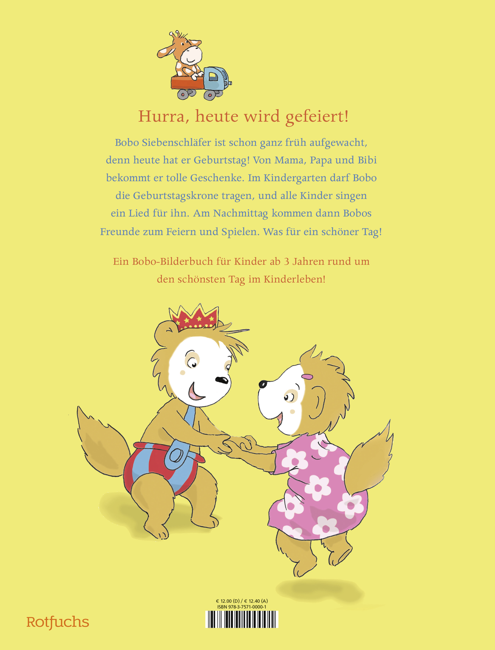 Diana Steinbrede - Bobo Siebenschläfer hat Geburtstag! » Buch