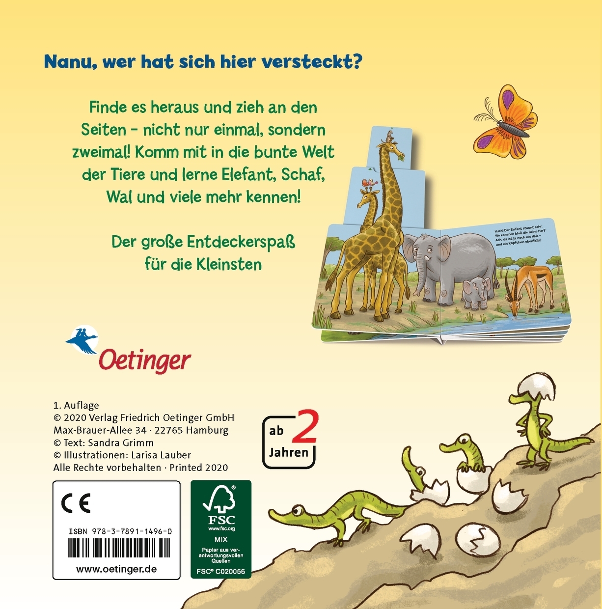 Sandra Grimm - Zieh 2-mal ... und finde die Tiere » Buch