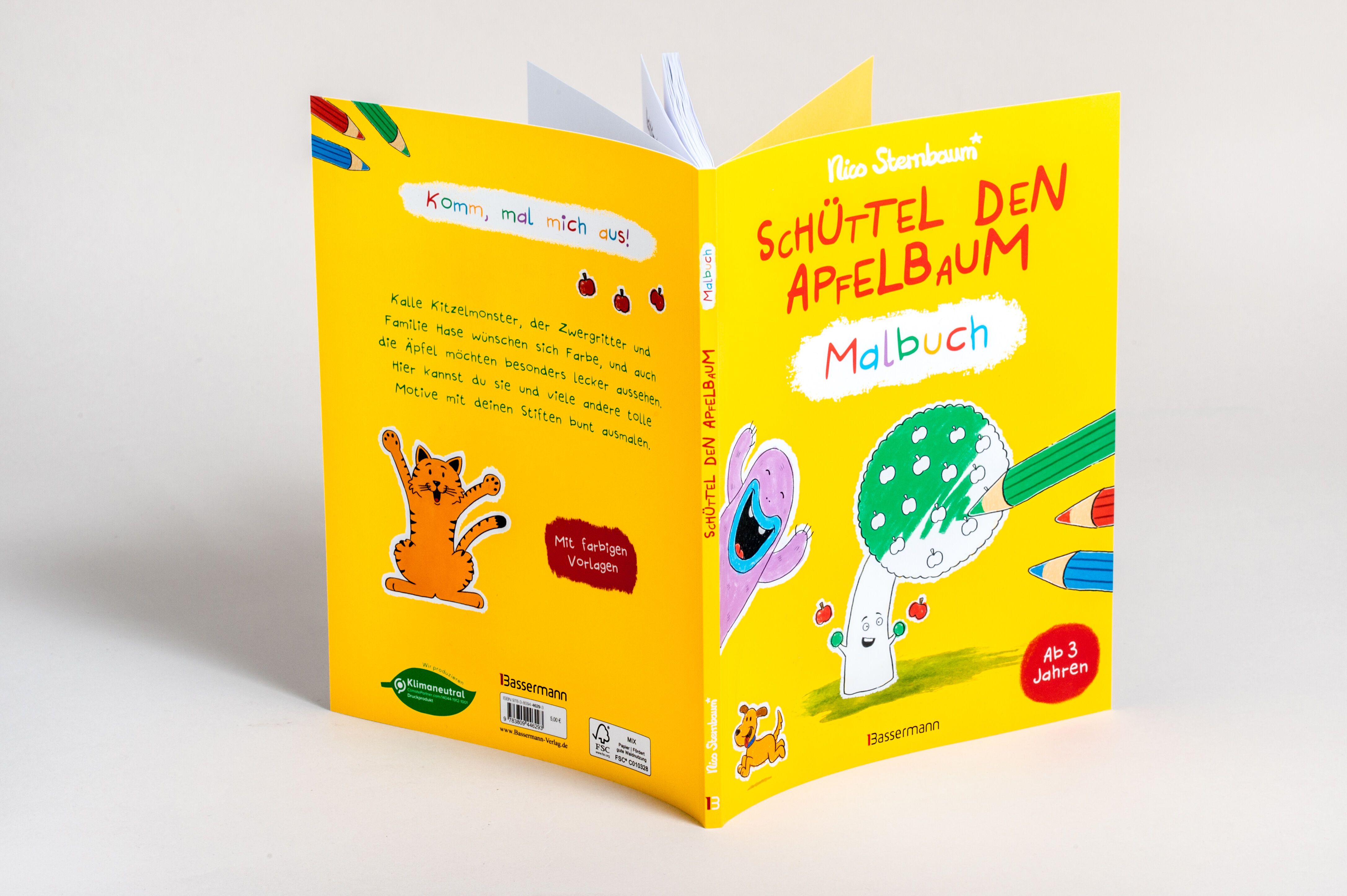 Nico Sternbaum - Schüttel den Apfelbaum - Malbuch » Buch