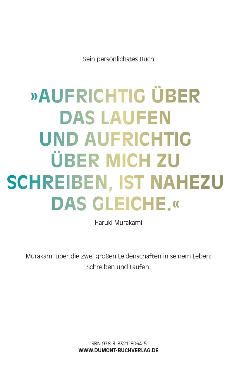 Haruki Murakami - Wovon ich rede, wenn ich vom Laufen rede » Buch