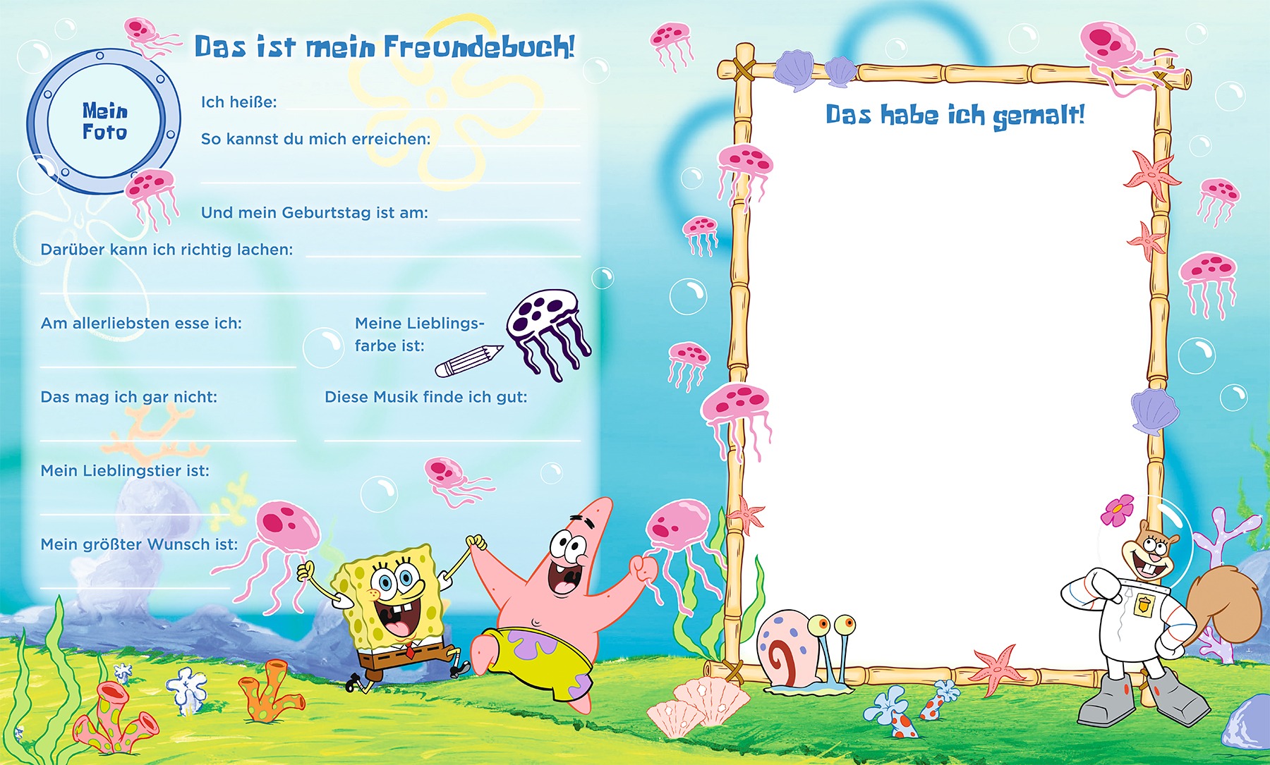 Panini - SpongeBob Schwammkopf: Meine Freunde » Buch