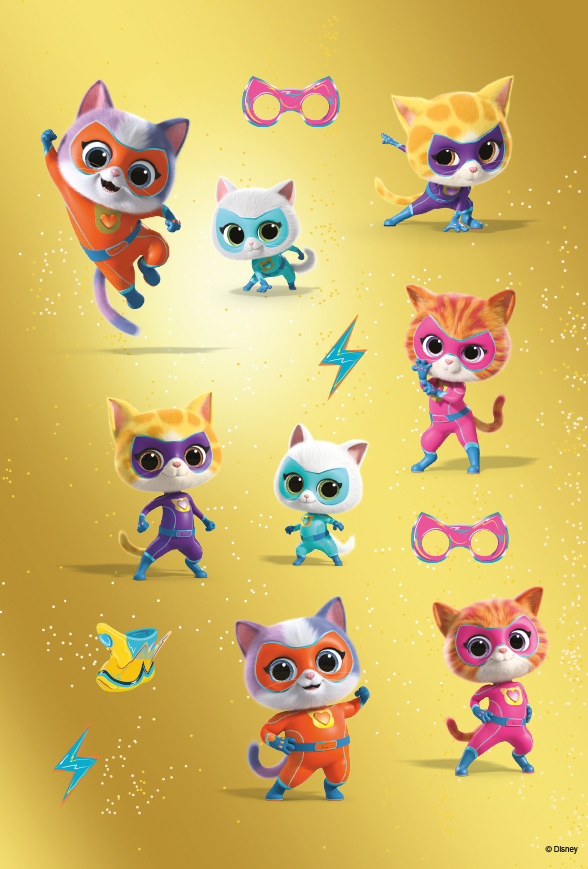 Disney - Disney Junior SuperKitties: Superstarker Sticker- und Malspaß ...