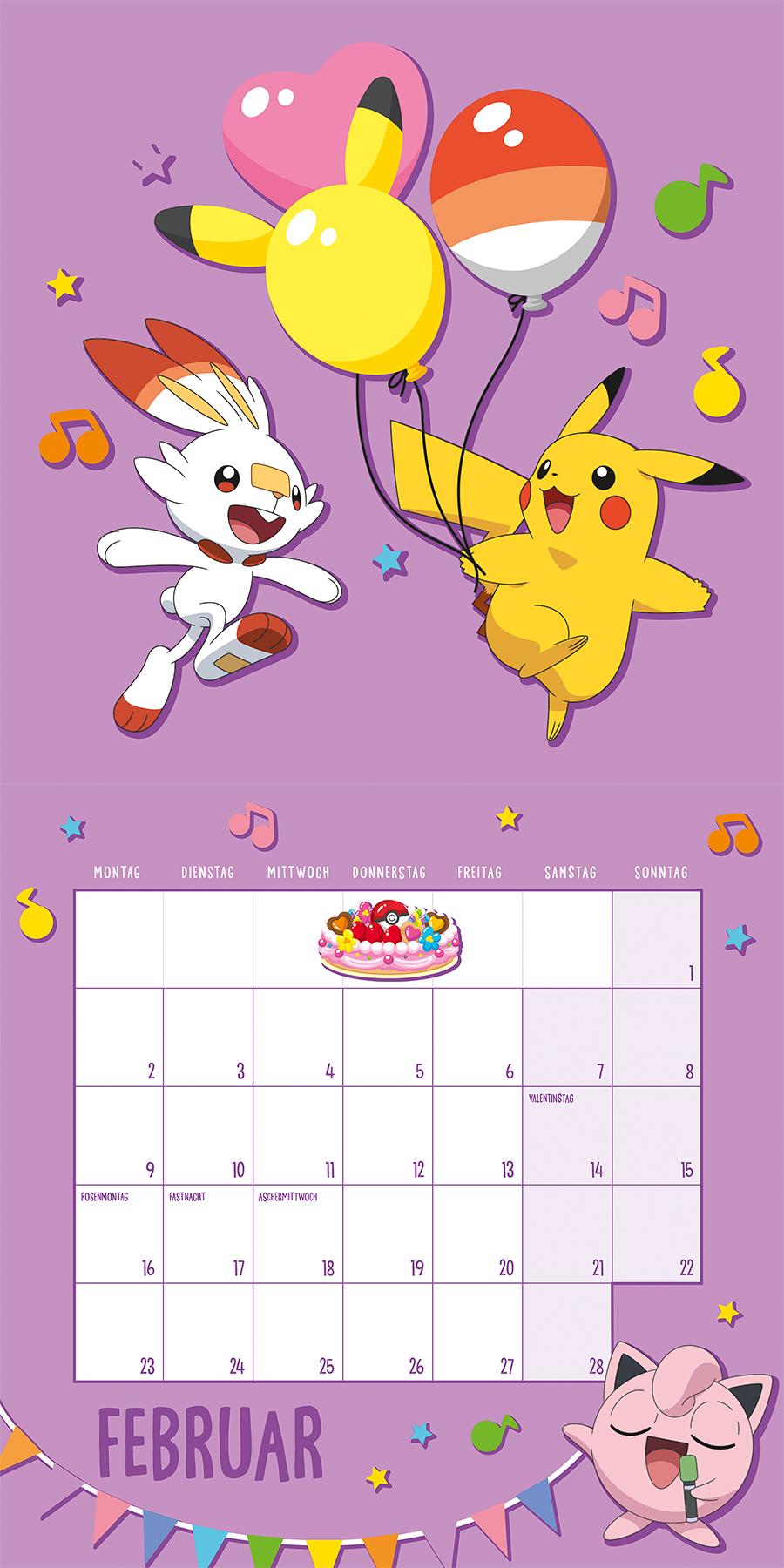 Pokémon: Kalender 2026