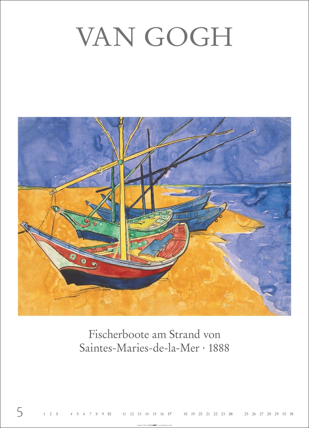 Poster Art Kalender 2026 - Monet, Van Gogh, Matisse, Kandinsky