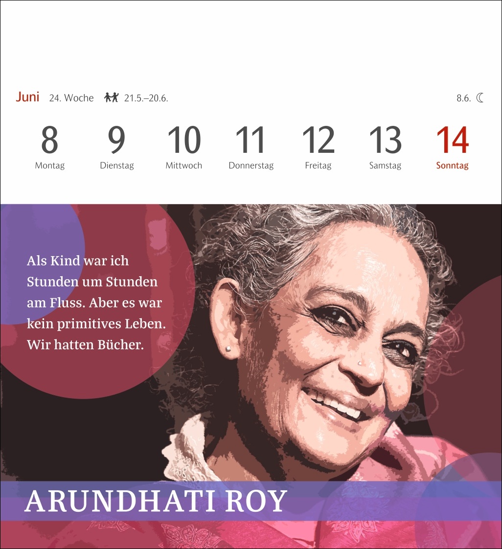 Starke Frauen Postkartenkalender 2026 - Kalender mit 53 Karten