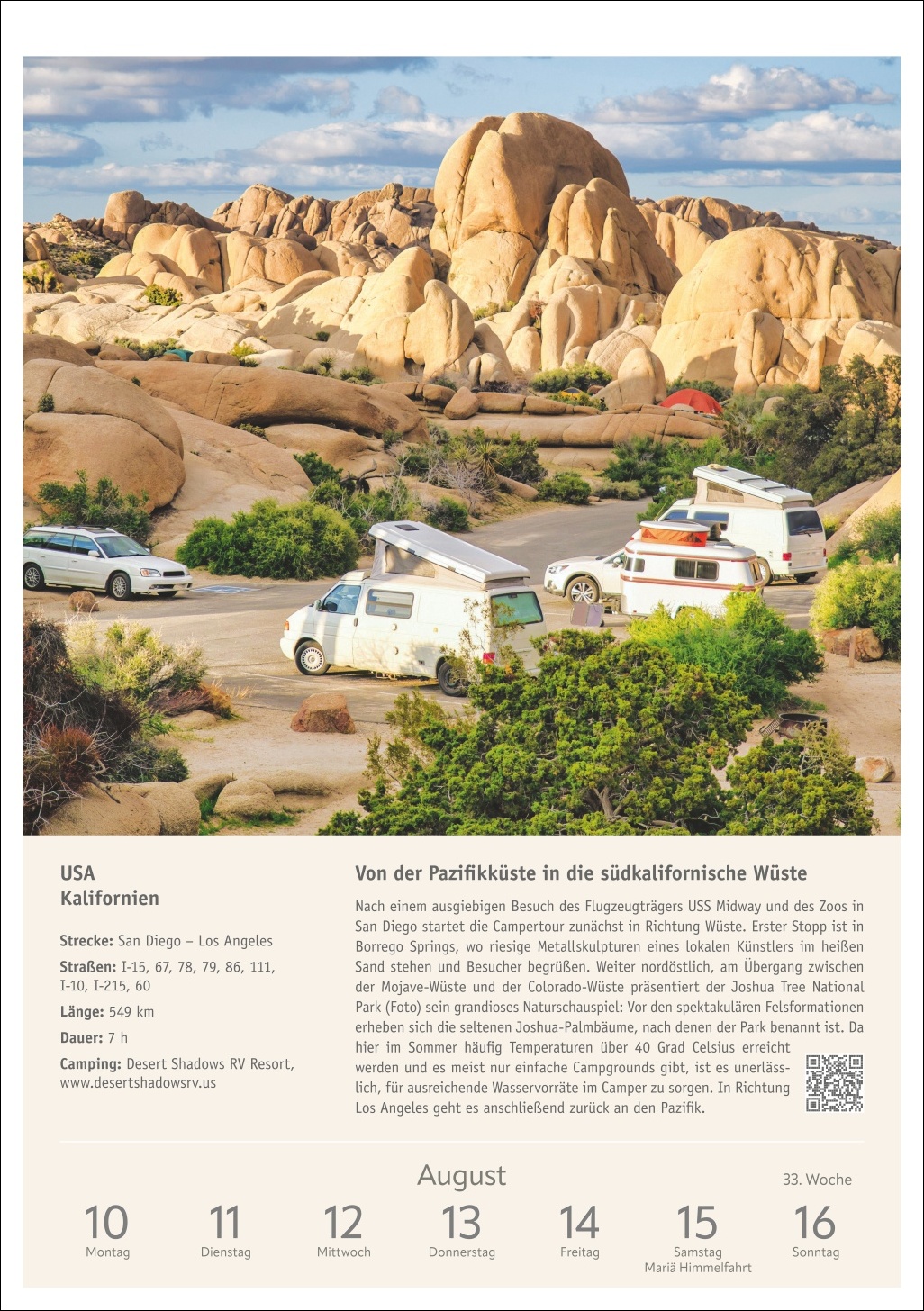 Michael Moll: Campinglust Wochen-Kulturkalender 2026 - 53 ...