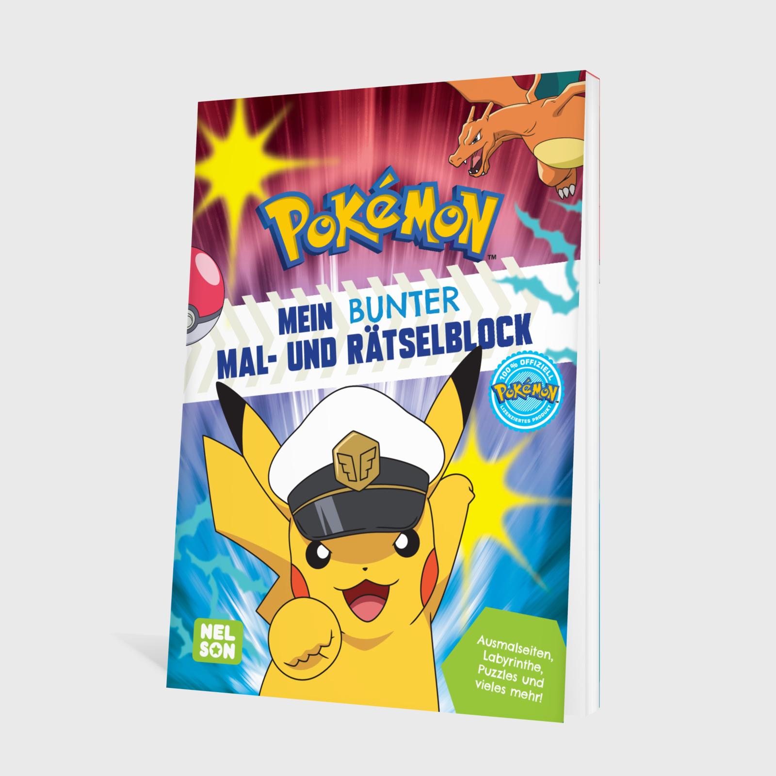 - Pokémon Activity-Buch: Pokémon Mein bunter Mal- und Rätselblock » Buch